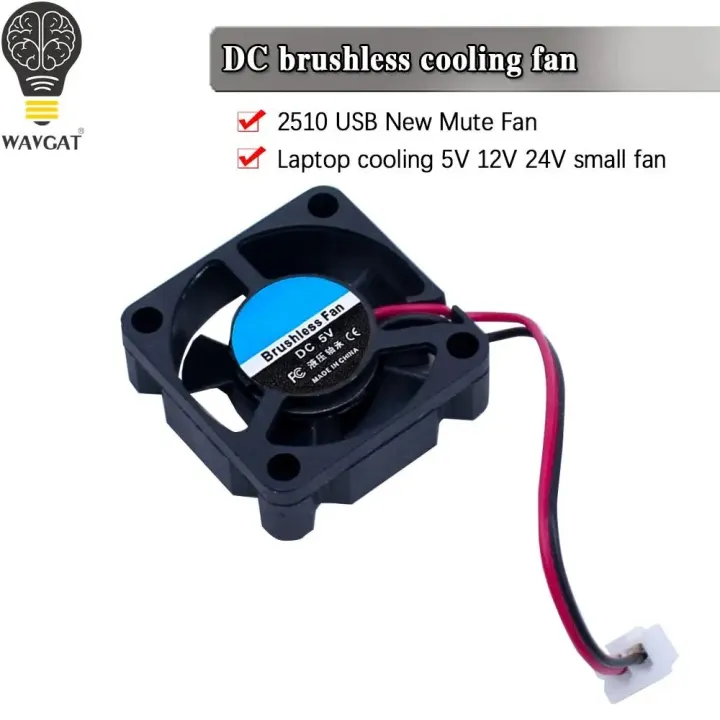 WAVGAT Raspberry PI Fan, Active Cooling Fan for Customized Acrylic Case ...