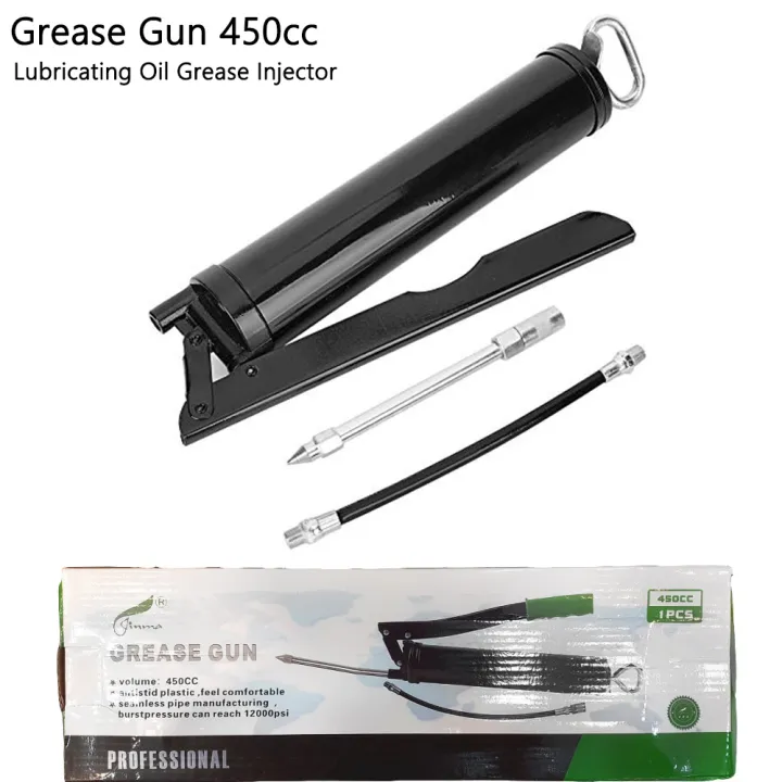 Grease Injector 450CC Lubricating Oil Small Manual Flat Pointed Manual ...
