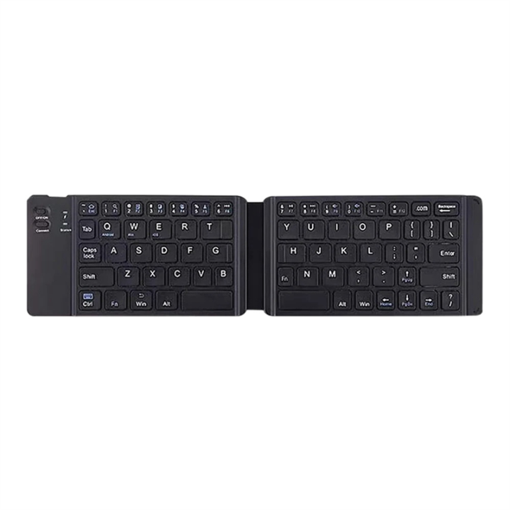 Dual Folding Wireless Bluetooth Keyboard for Cell Phone Tablet Computer ...