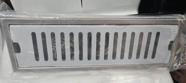 SUS304 Footlong Auto Gully Cover 12'' x 4'' Heavy Floor Drain Strainer ...