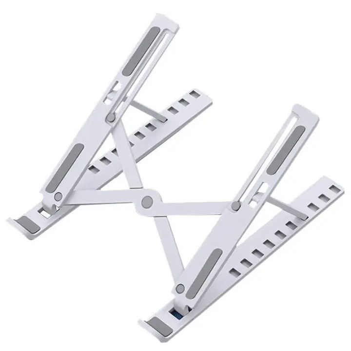 Laptop Stand Creative Folding Storage Bracket Plastic with phone Holder ...