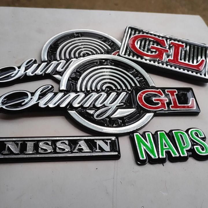 Nissan sunny B211 emblem side and rear | Daraz.lk