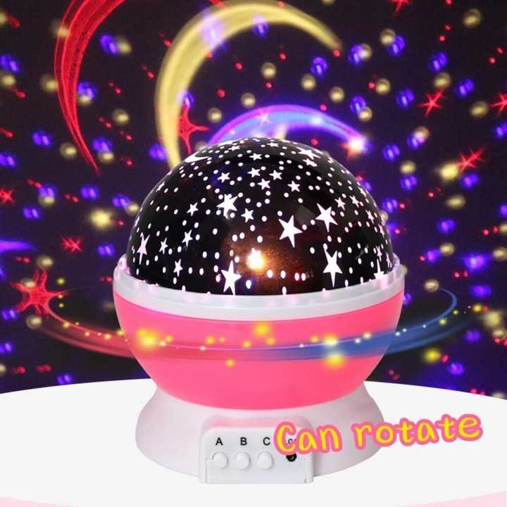 Star Master Rotating 360 Degree Moon Night Light Lamp Projector with ...