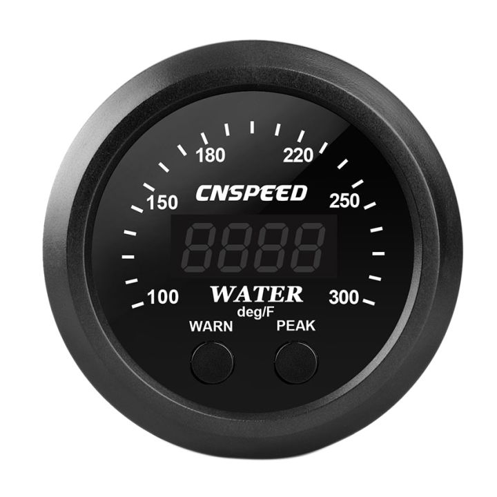 Water Temp Gauge Digital Display 12V Ultra-Thin Universal Water ...
