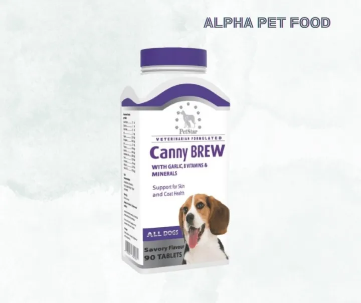 Canny Brew For Skin & Coat & Gut Health All Dogs Supplement Savory ...