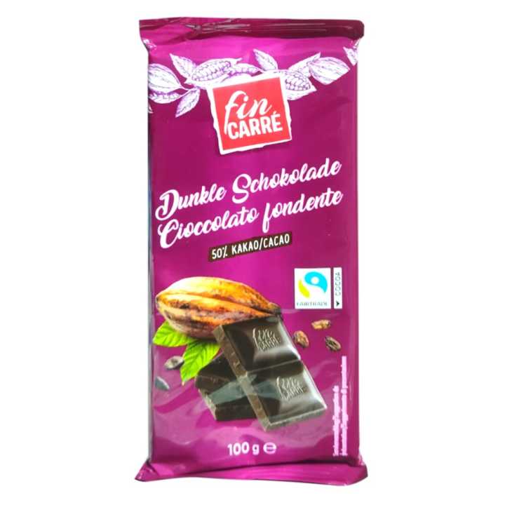 Fin Carre 50% Dark Chocolate 100g Made in UK by Italian Mart | Daraz.lk