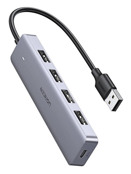 U-GREEN 4-Port USB 3.0 Hub Ultra Slim High-Speed USB Splitter Portable Extension Data Hub | Daraz.lk