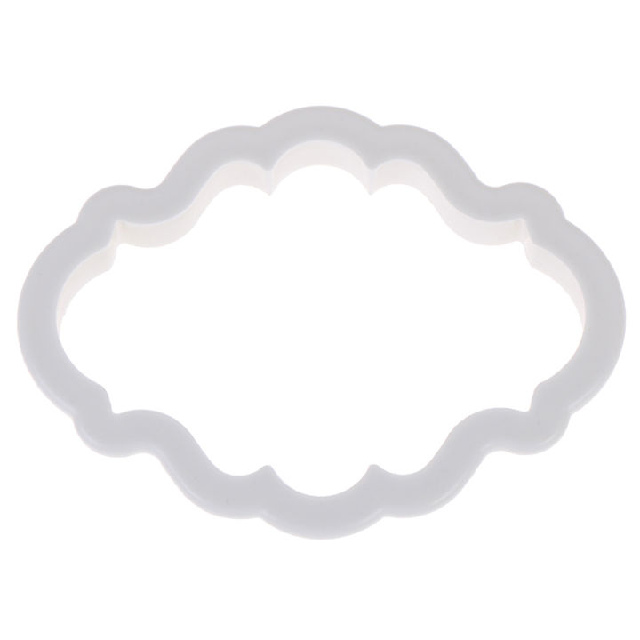 4pcs vintage plaque frame cookie cutter set plastic biscuit cutter cake ...