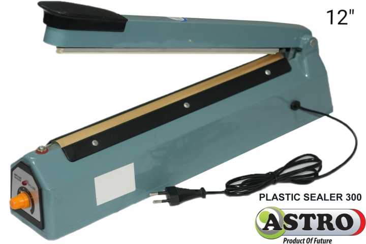12" Heat Sealing Impulse plastic Sealer Machine Poly Tubing Plastic Bag ...