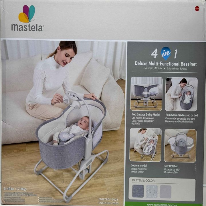 Mastela 4 in 1 Delux Multi-Functional Bassinet | Daraz.lk