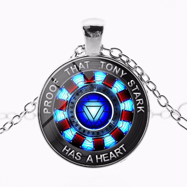 New marvel avenger endgame Iron Man arc reactor necklace Tony tark ...