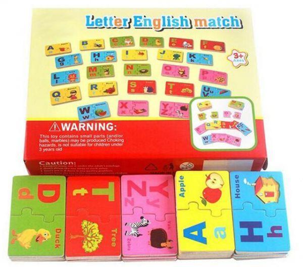 Educational Toys Letter English Match Jigsaw Puzzle | Daraz.lk