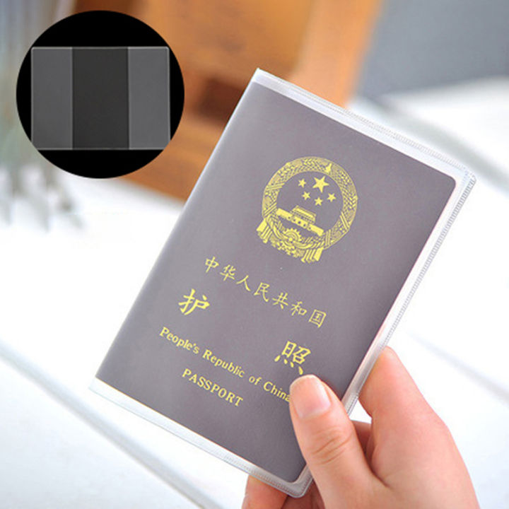 Transparent Passport Cover Waterproof Document Bags Passport Protective ...
