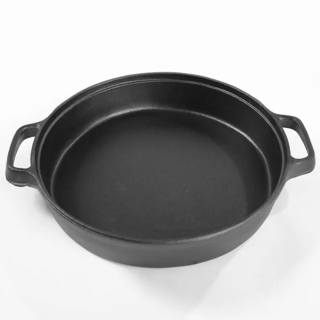 【WorldlyWares】Cast Iron Frying Pan Frying Pan Uncoated Manual Pig Iron ...