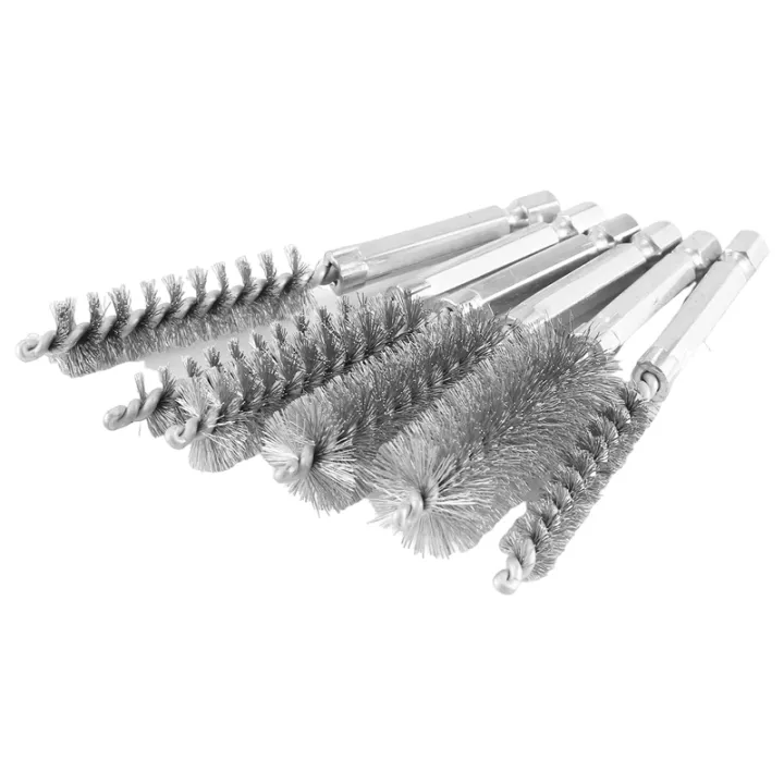 6 Pcs Wire Brushes for Drill,Stainless Steel Small Wire Brush in ...