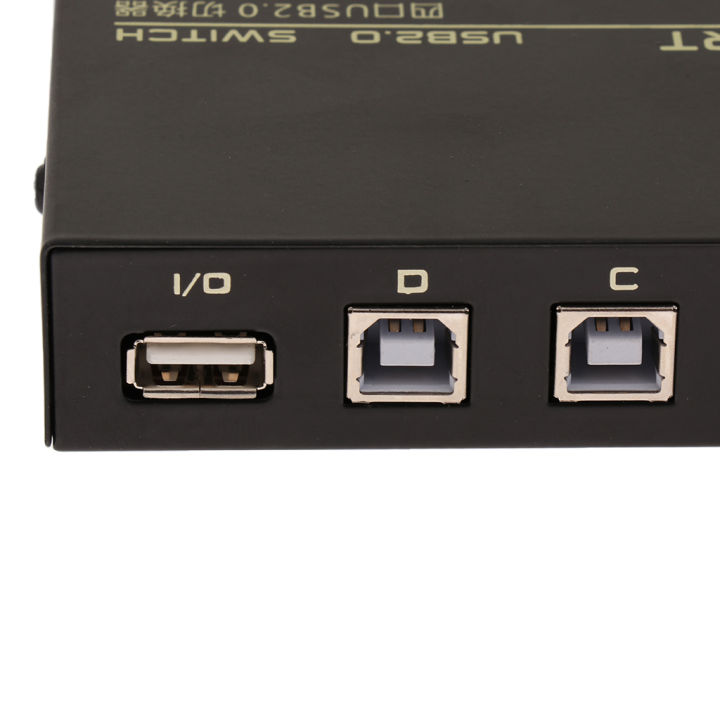 【New Trend】USB Switch Hub Sharing Switcher Splitter 1 Printer Scanner ...