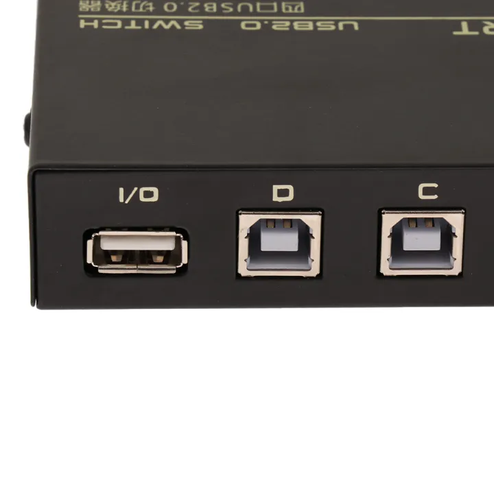 【New Trend】USB Switch Hub Sharing Switcher Splitter 1 Printer Scanner ...