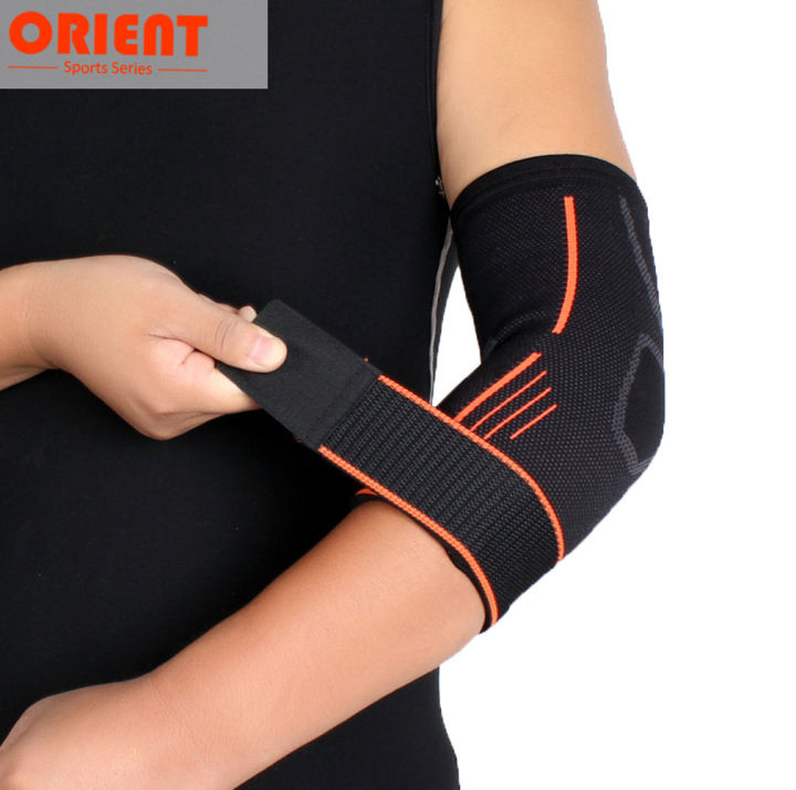 Outdoor Elbow Support Brace Pad Injury Aid Strap Guard Wrap Sport ...