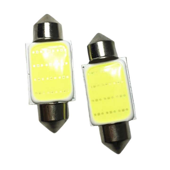 2 PCS / SET LED CAR HOOD LIGHT BULBS-12V WHITE FESTOON Hood Light BULB ...