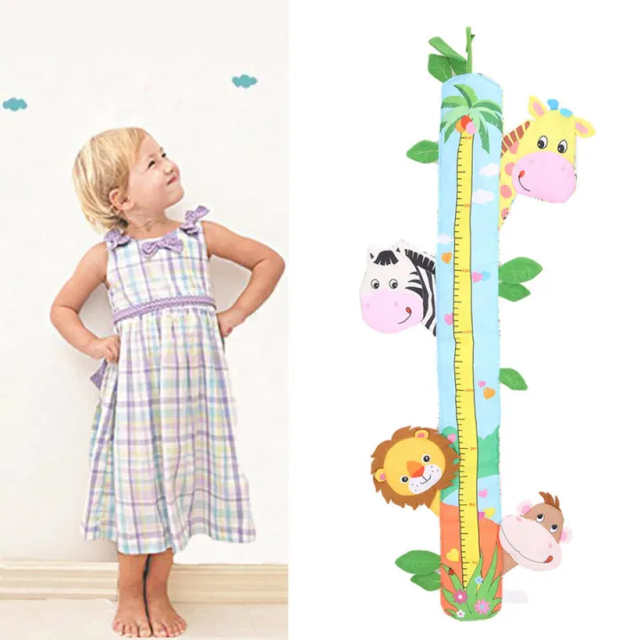 Children Height Growth Chart Multifunctional Animal Baby Measurement ...