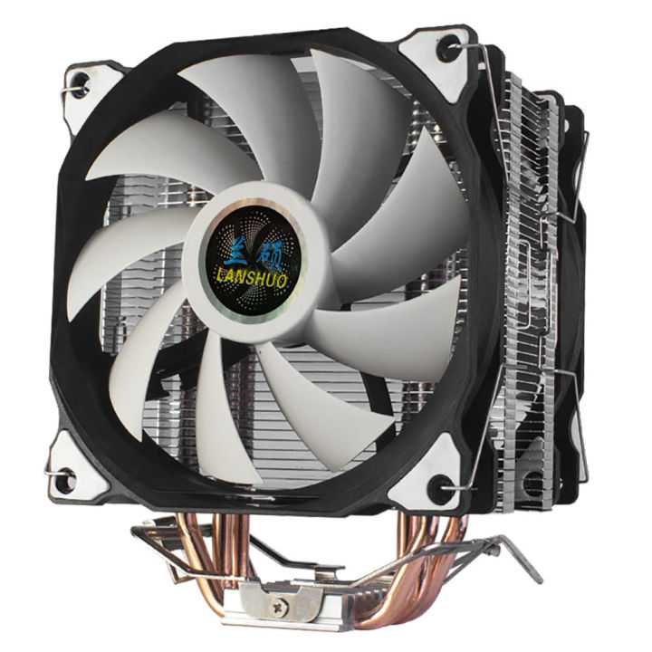 4 Copper Tube No Lamp Dual Fan CPU Cooler for /AMD | Daraz.lk