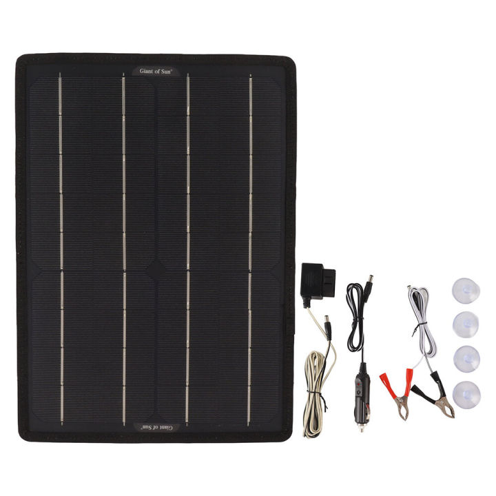 1 olar powered car charging 12V ingle crystal board OBD to prevent ...