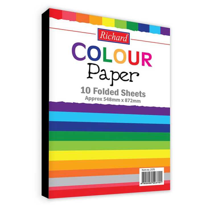Richard Colour Dimai Paper A1 - Gloss Black (10 Sheets) | Daraz.lk