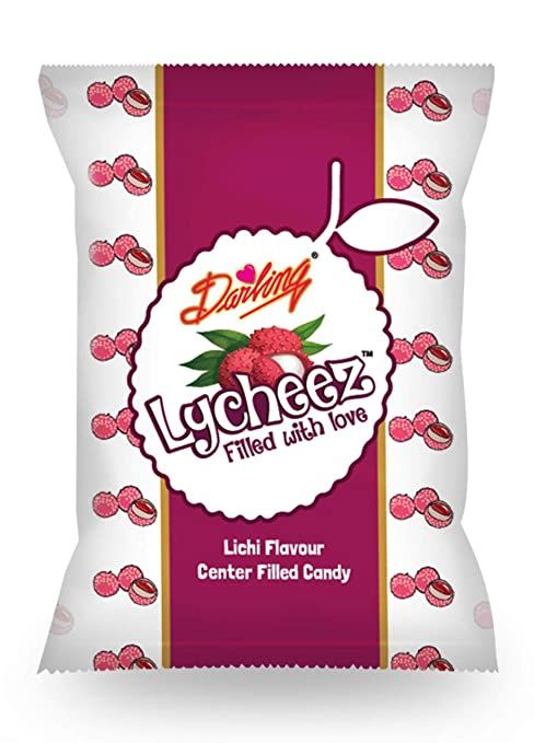 Lycheez Filled with Love-166pcs packet( Lichi Flavour Center Filled ...