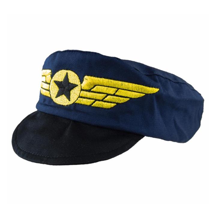 Baby Boy Captain Hat Cute Toddler Pilot Cap Winter Cosplay Style Infant ...