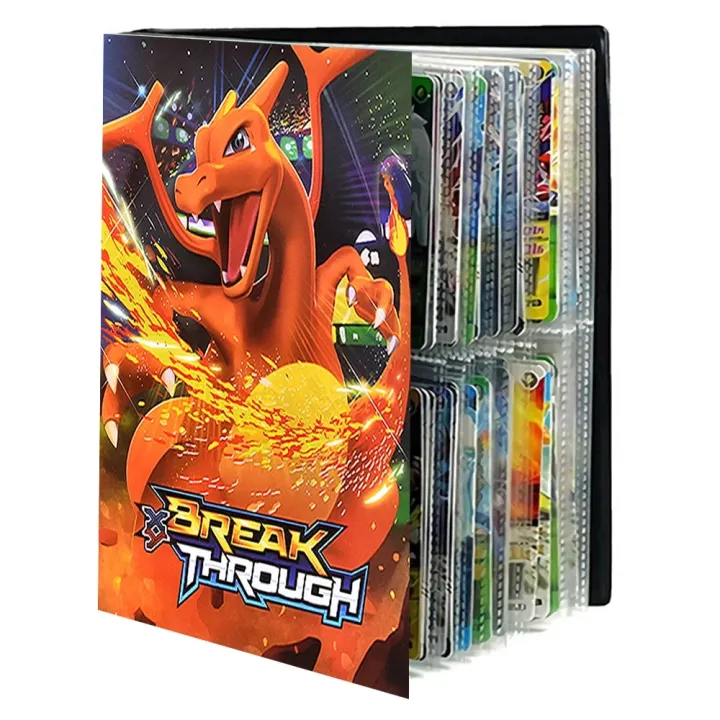 （NEW）240pcs Pokemon Album Card Book Holder Collection Play Game Pokémon Lucario Boke Map Binder ...