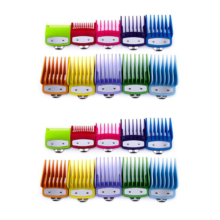 20Pcs for Colorful Guide Comb Multiple Sizes Metal Limited Combs Hair ...