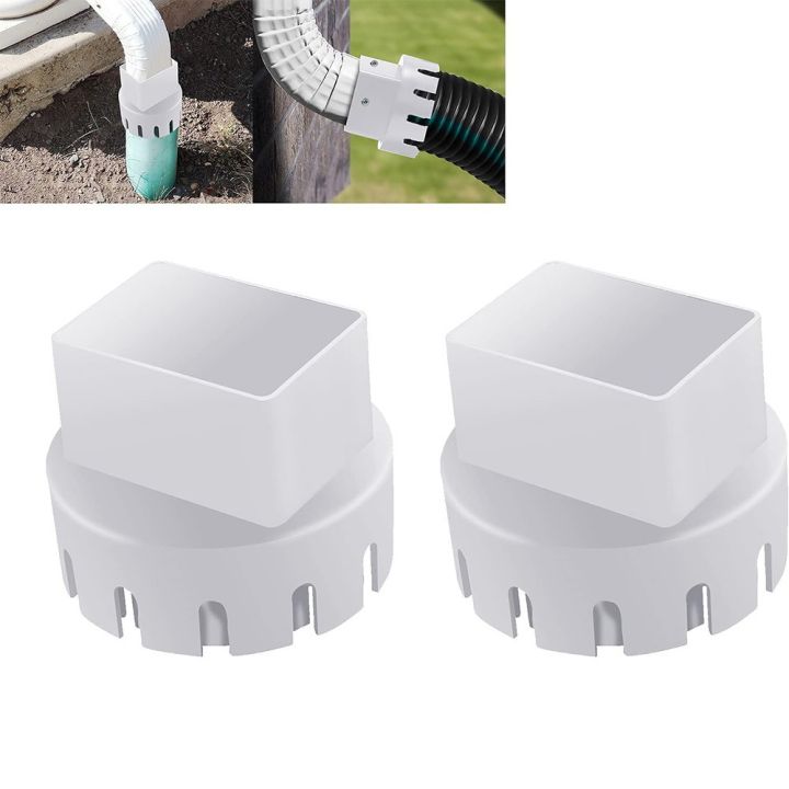 Creative Plastic Downspout Outdoor Connector Easy Installment Round To ...