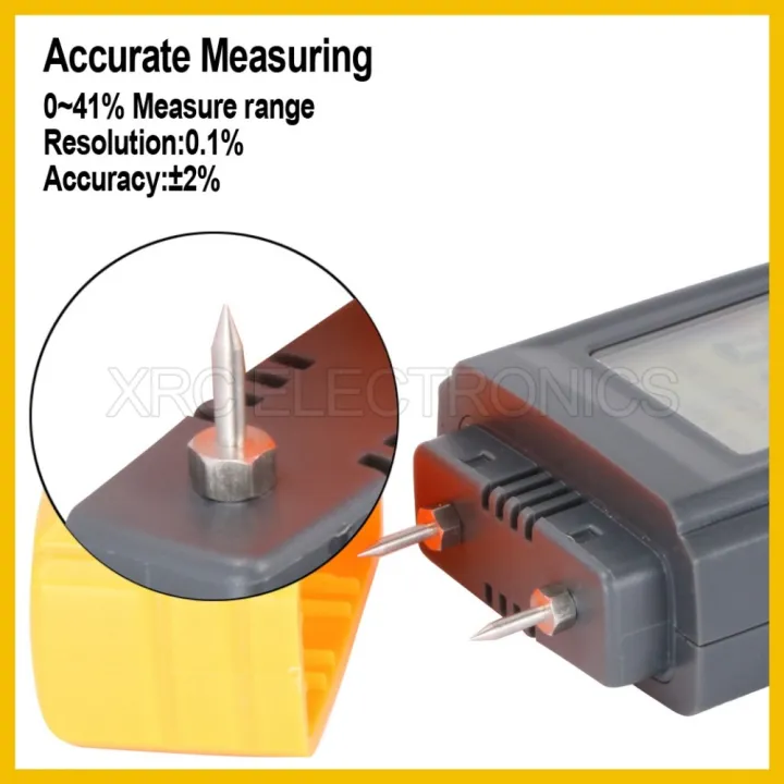 【Unique features】RZ EMT01 Portable Wood Moisture Meter Hygrometer ...