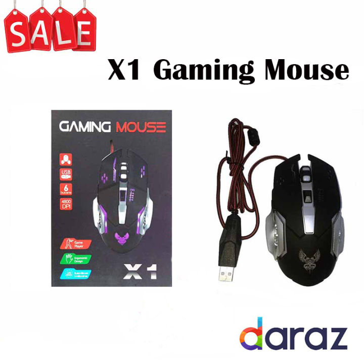 X1 Gaming Mouse | Daraz.lk: Buy Online at Best Prices in Srilanka ...