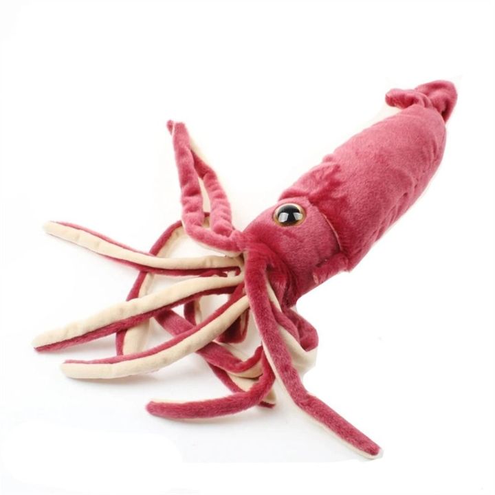 Christmas Sea Animal Squid Plush Toys Stuffed Animal Real Life ...