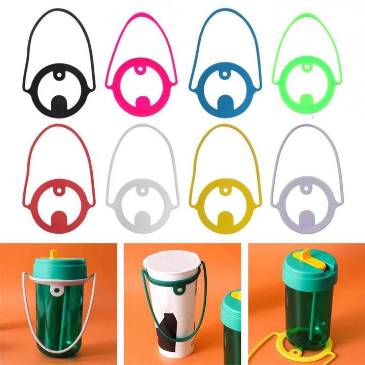 Creative Multi-Functional Drink Carrier Strap Silicone Cup Accessories ...
