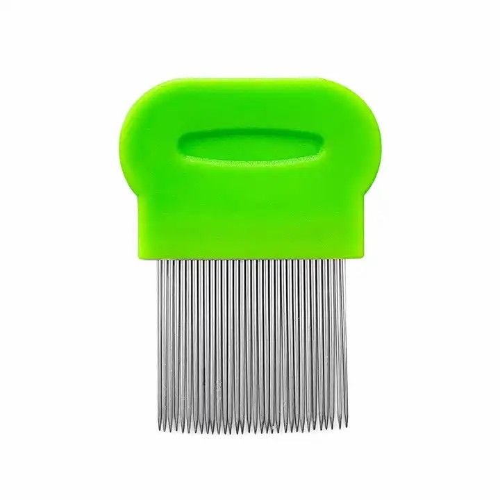 Stainless Needle Pet Flea Lice Comb Fine Tooth Head Lice Hair Dandruff ...
