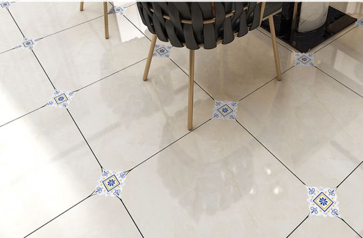 18 pcs/set PVC self adhesive ceramic tile stickers waterproof wall ...