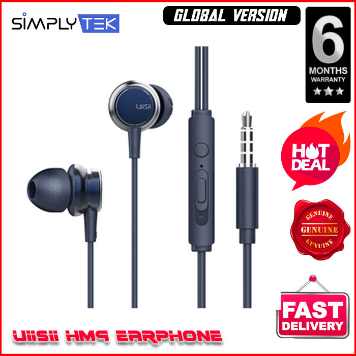 UiiSii HM9 In-Ear Deep Bass Metal Earphones handfree | Daraz.lk