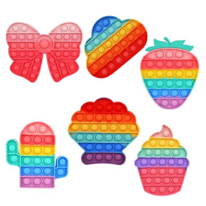 Push Pop (Popit) Fidget Push Bubble Kids Toy different shapes | Daraz.lk