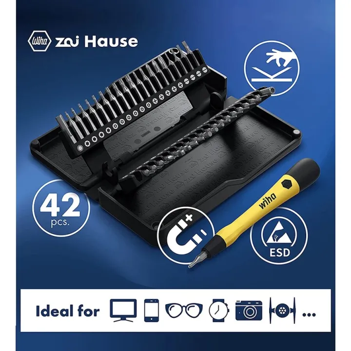 NEW phone repair tools WIHA Precision Anti-static Screwdriver Bits Set ...