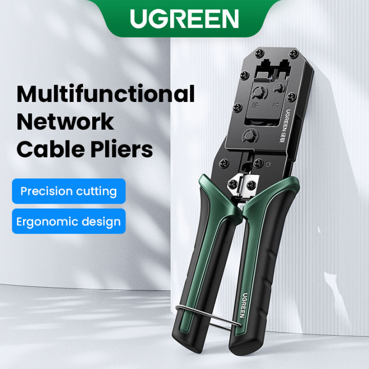 UGREEN RJ45 Crimping Tool Ethernet Crimper Cable Stripper Cutter RJ45 ...