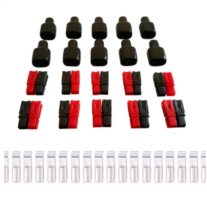 10 Pair 30A 600V Power Connectors Spare Parts with Insulation Cover for ...