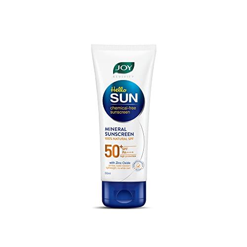 Joy Hello Sun Chemical Free Mineral Sunscreen SPF 50 PA++++ (50ml ...