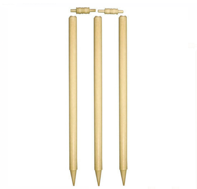 Cricket Wooden Wickets Stumps For Hard Ball, Wood Wicket 2 Set | Daraz.lk
