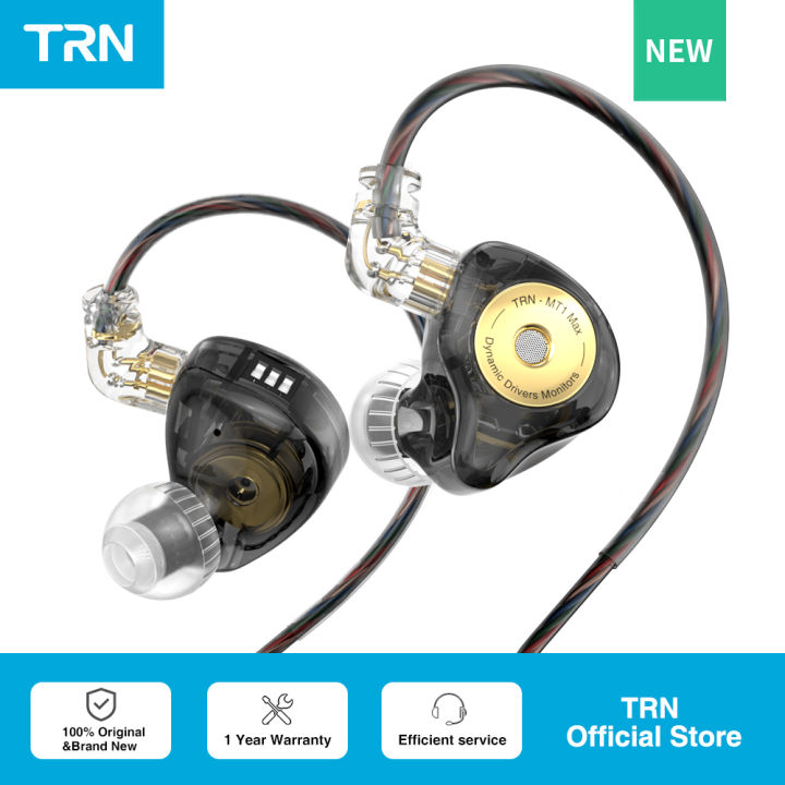 TRN MT1 MAX In-Ear Earphone Dual Magnet Dynamic Driver Wired with ...