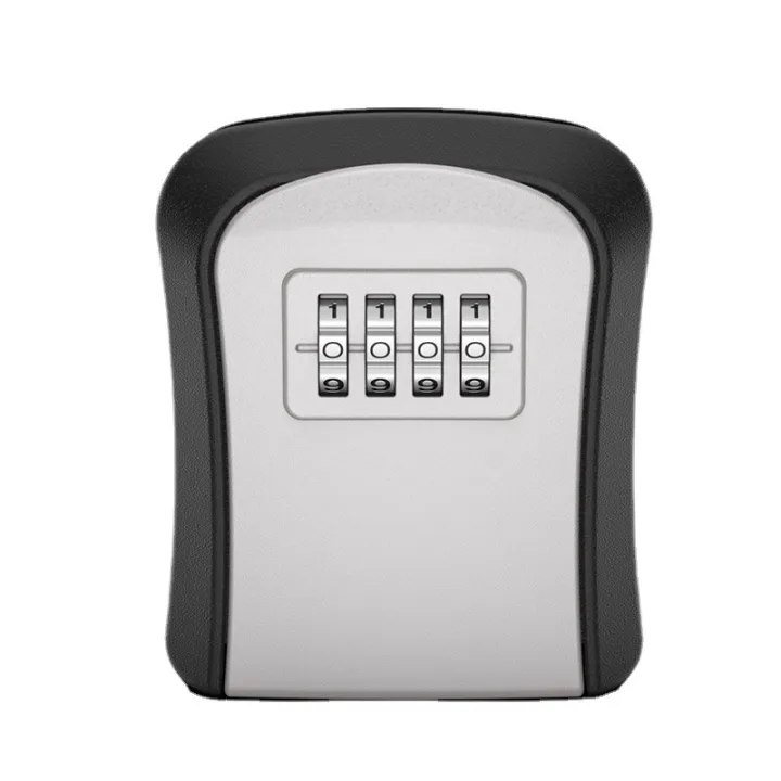 【hot】 Key Lock Box Wall Mounted Key Safe Box Weatherproof 4 Digit ...