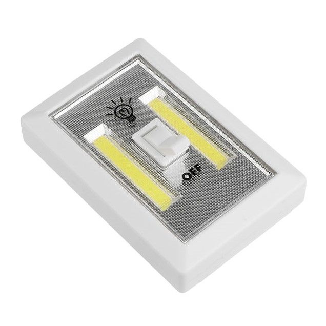 Magnetic COB LED Switch Wall Night Lights Cordless Lamp Battery ...