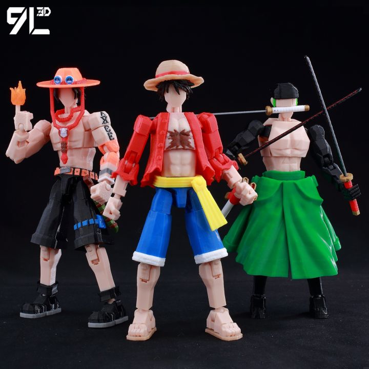 Collector 3 Movable Deformable cky T1 Blade Dumm One Piece Demon Slayer ...