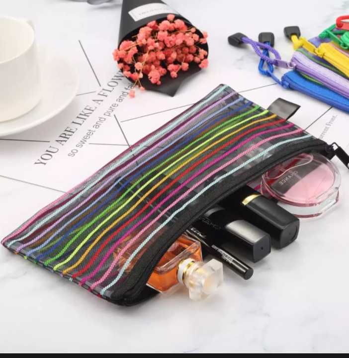 Stripe purse(pencil case) | Daraz.lk